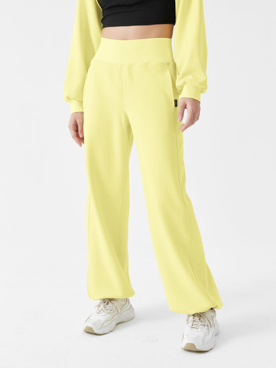 Cubby Sweatpants, Flared | High-Waisted Trendy Sweatpants | SUPESU