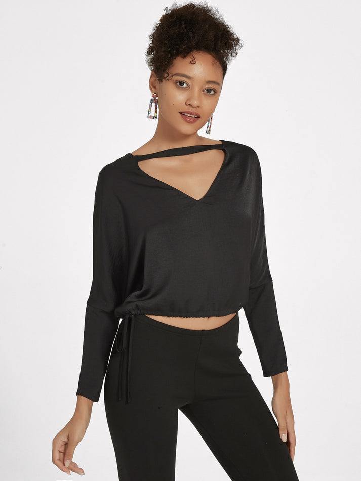 Veronica Top, Reversible | Silky Satin Top for Professional Events | SUPESU