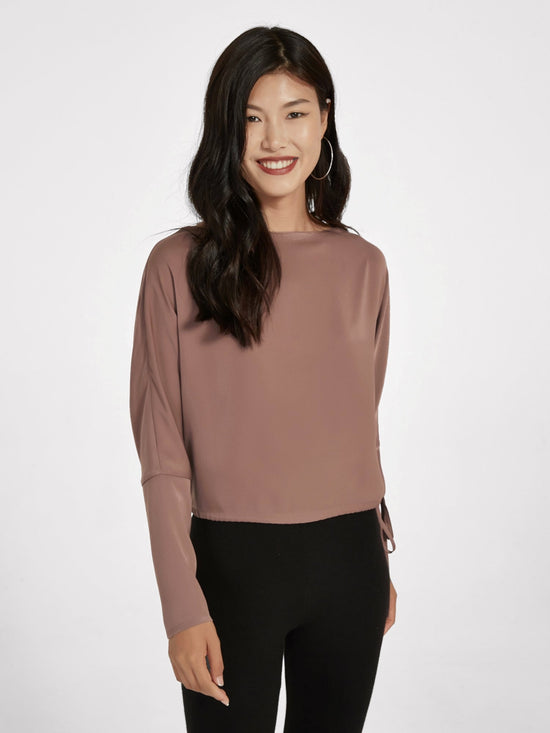 Veronica Top, Reversible | Silky Satin Top for Professional Events | SUPESU