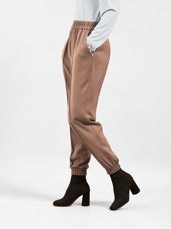 SHINE Satin Jogger | High-Waisted Trendy Joggers | SUPESU