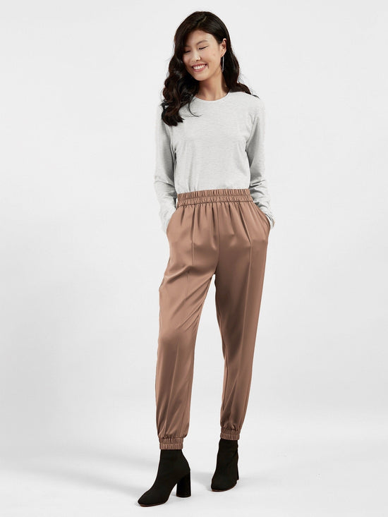 SHINE Satin Jogger | High-Waisted Trendy Joggers | SUPESU